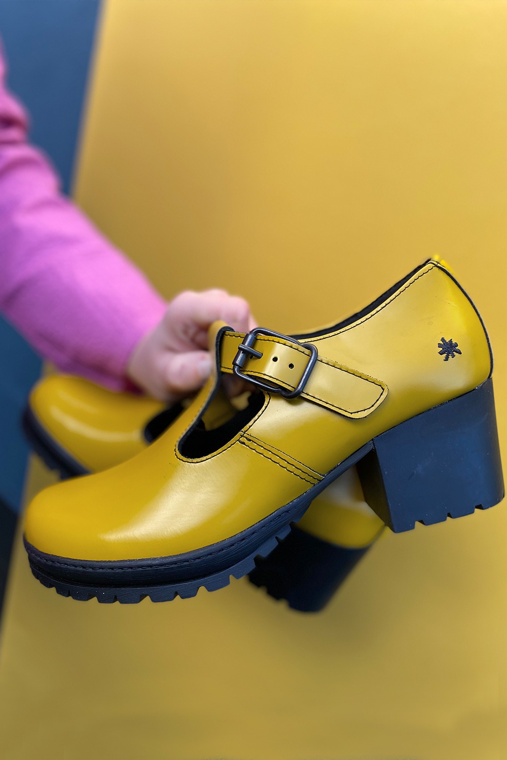 Gul sko med hæl fra Art - McVERDI Se hele vores udvalg af Art sko