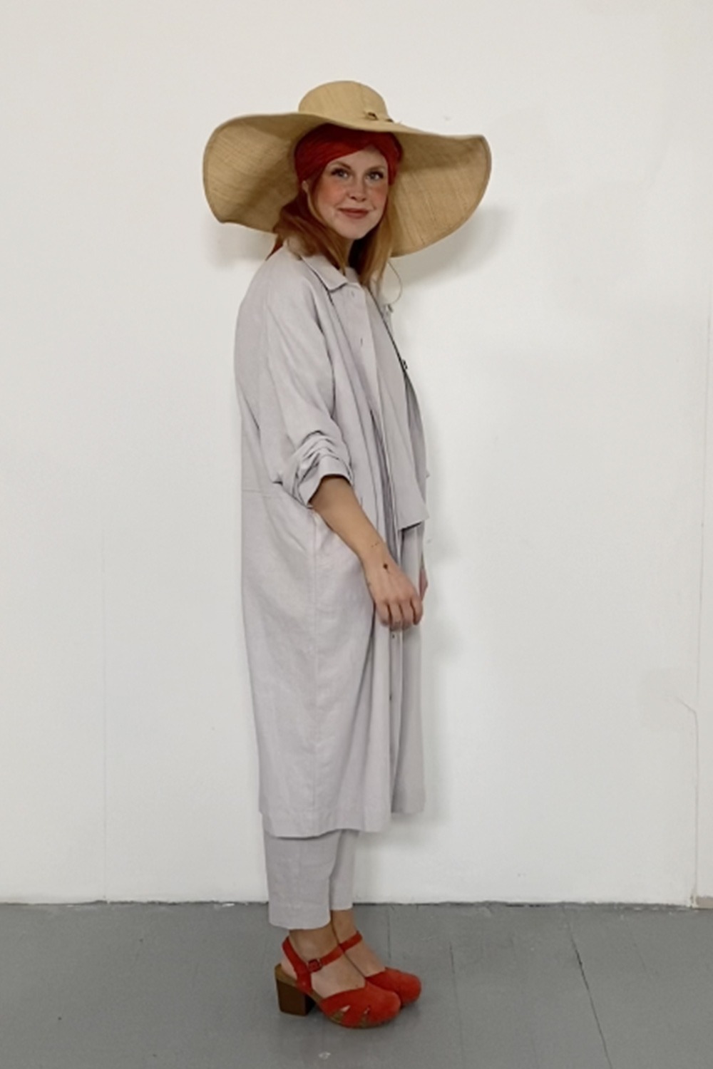 Muse Wear grey linen jacket - McVERDI - New in - Spring collection